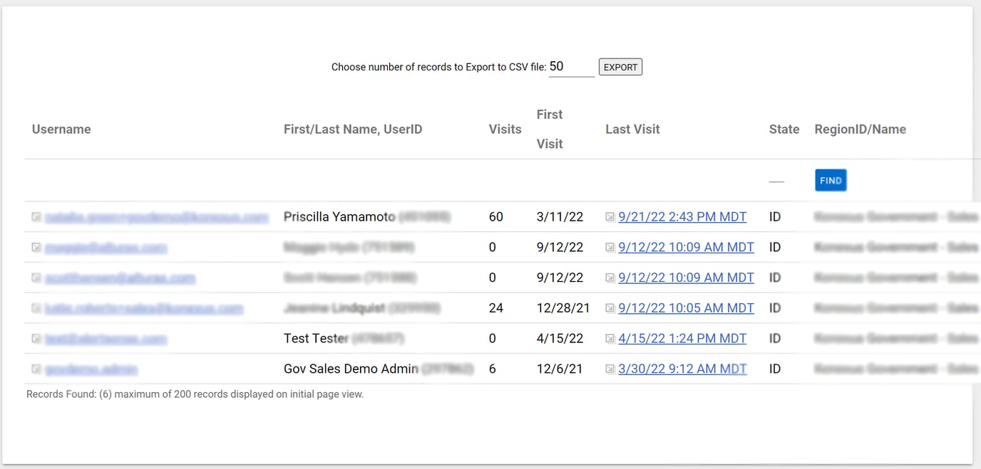 Current Admin Logins Quick Guide